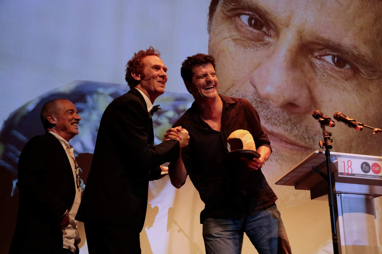 Joel Joan receives the Montserrat Carulla award in Roda de Berà